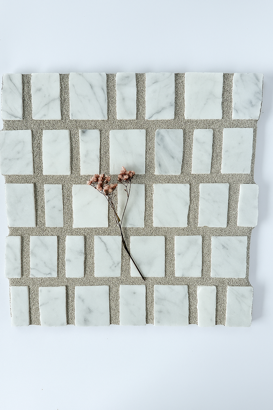 Scarpa I Multicolors Dark Mosaic Marble Mesh – New York Cement Tile