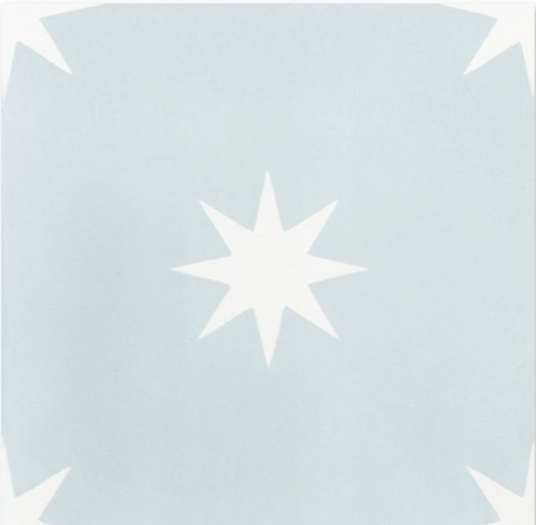 Pleiades A In Powder Blue – New York Cement Tile