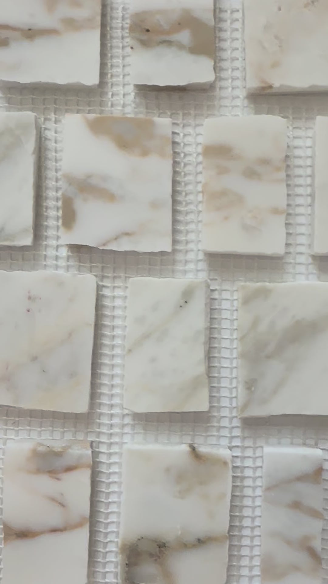 Scarpa I Calacatta Viola Mosaic Marble Mesh, Sample – New York Cement Tile